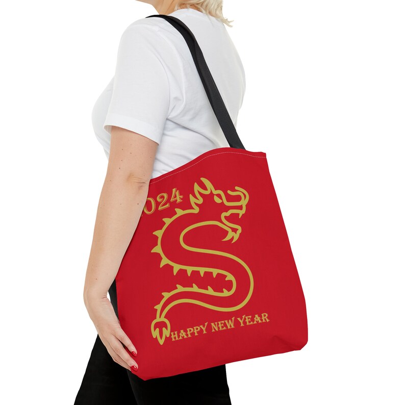 2024 Dragon Lunar New Year Tote Bag AOP - Etsy