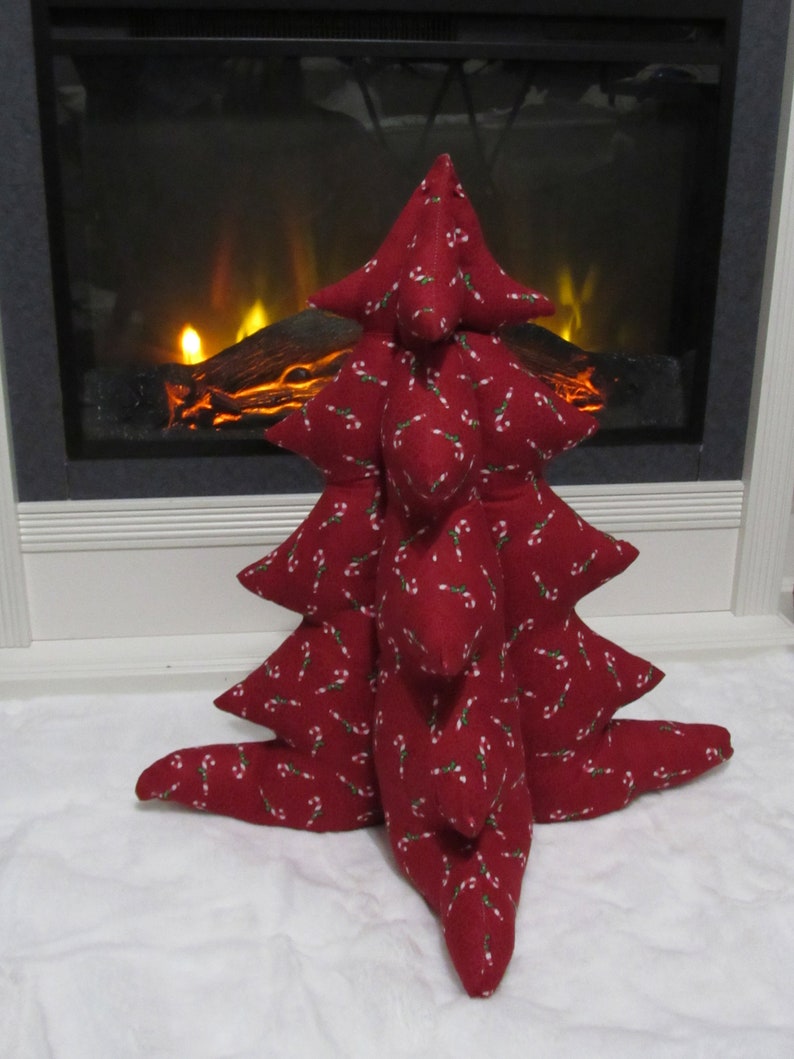 Fabric Christmas Tree Stuffed Holiday Decor - Etsy