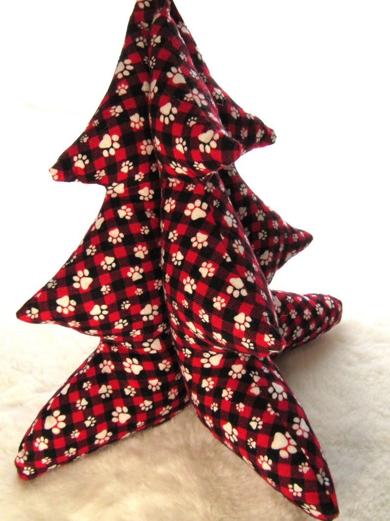 Fabric Christmas Tree Stuffed Holiday Decor - Etsy