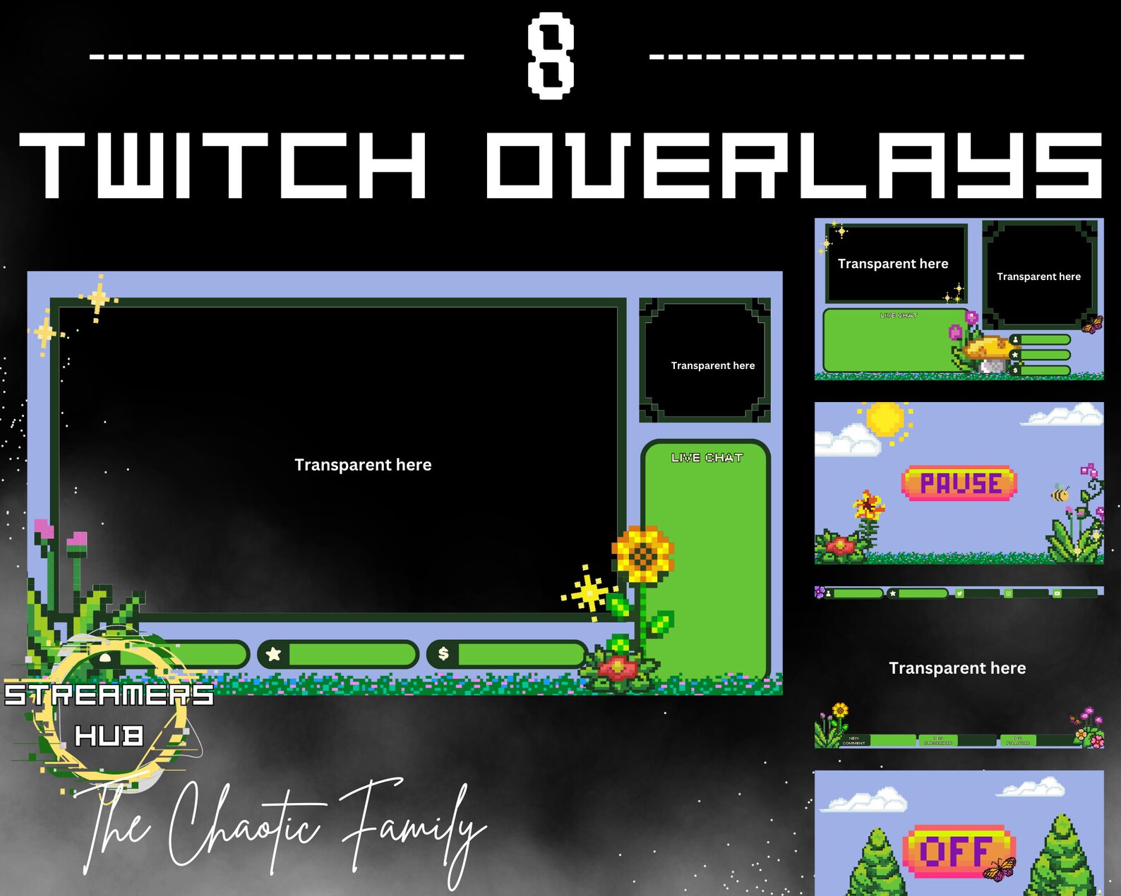 Professional Streaming Twitch/obs Overlay for Live Broadcasting - Mama ...