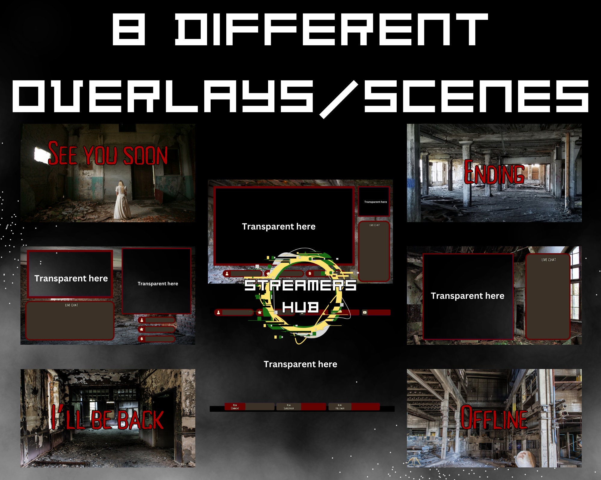 Professional Streaming Twitch/obs Overlay for Live Broadcasting ...