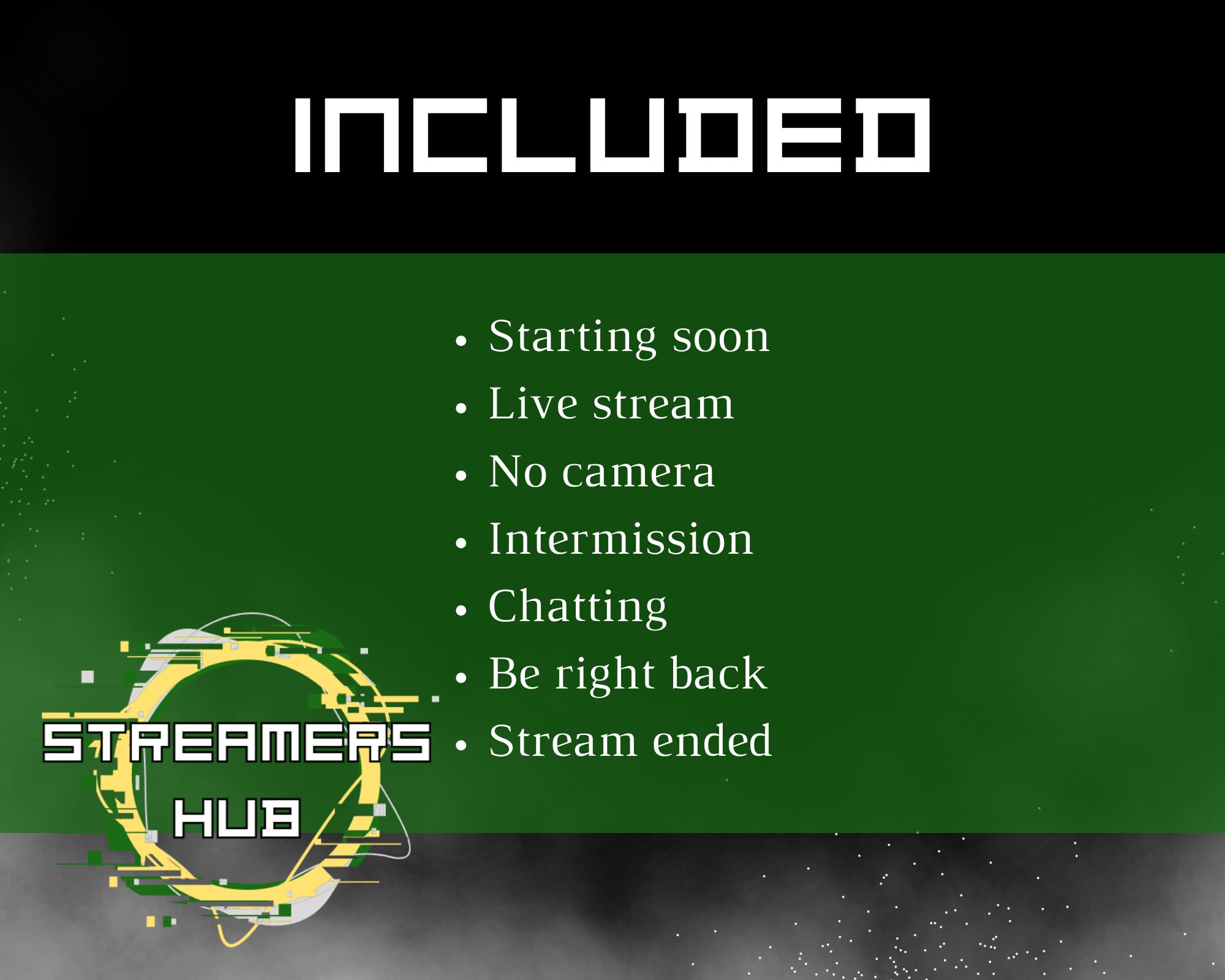 Professional Streaming Twitch/obs Overlay for Live - Etsy