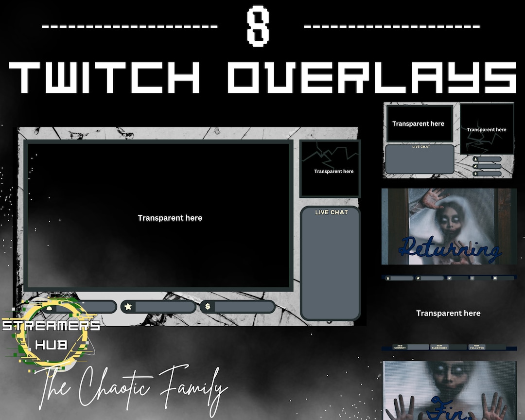 Professional Twitch/obs Overlay for a Polished Live Streaming ...