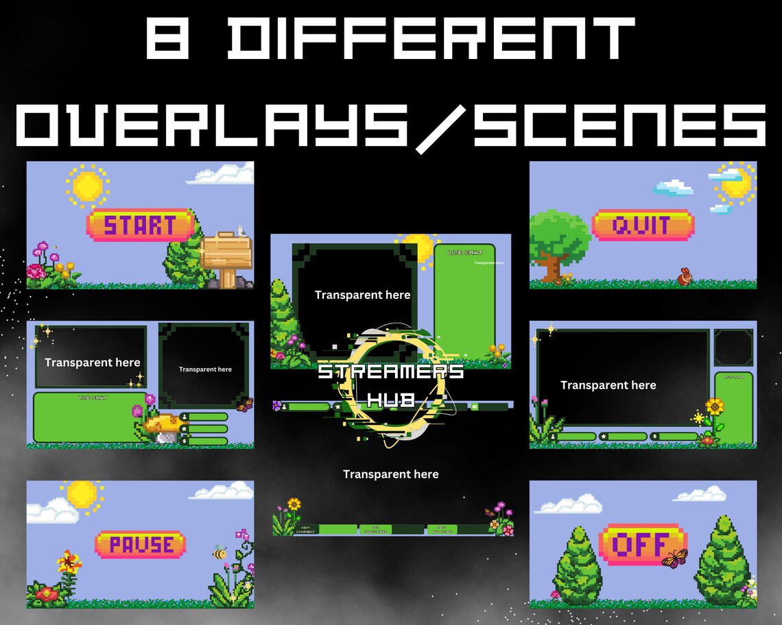 Professional Streaming Twitch/obs Overlay for Live Broadcasting - Mama ...