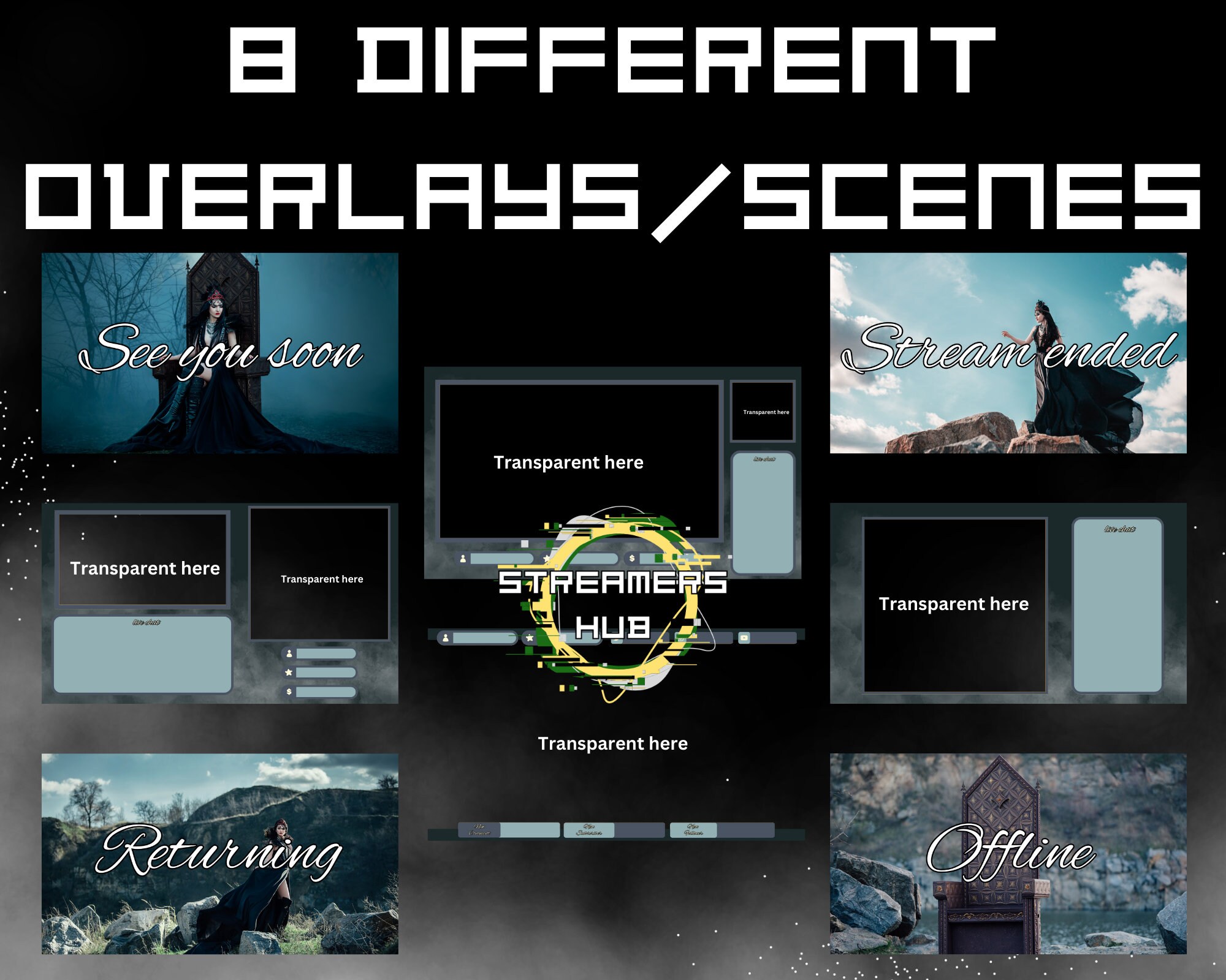 Professional Twitch/obs Overlay for a Polished Live Streaming ...