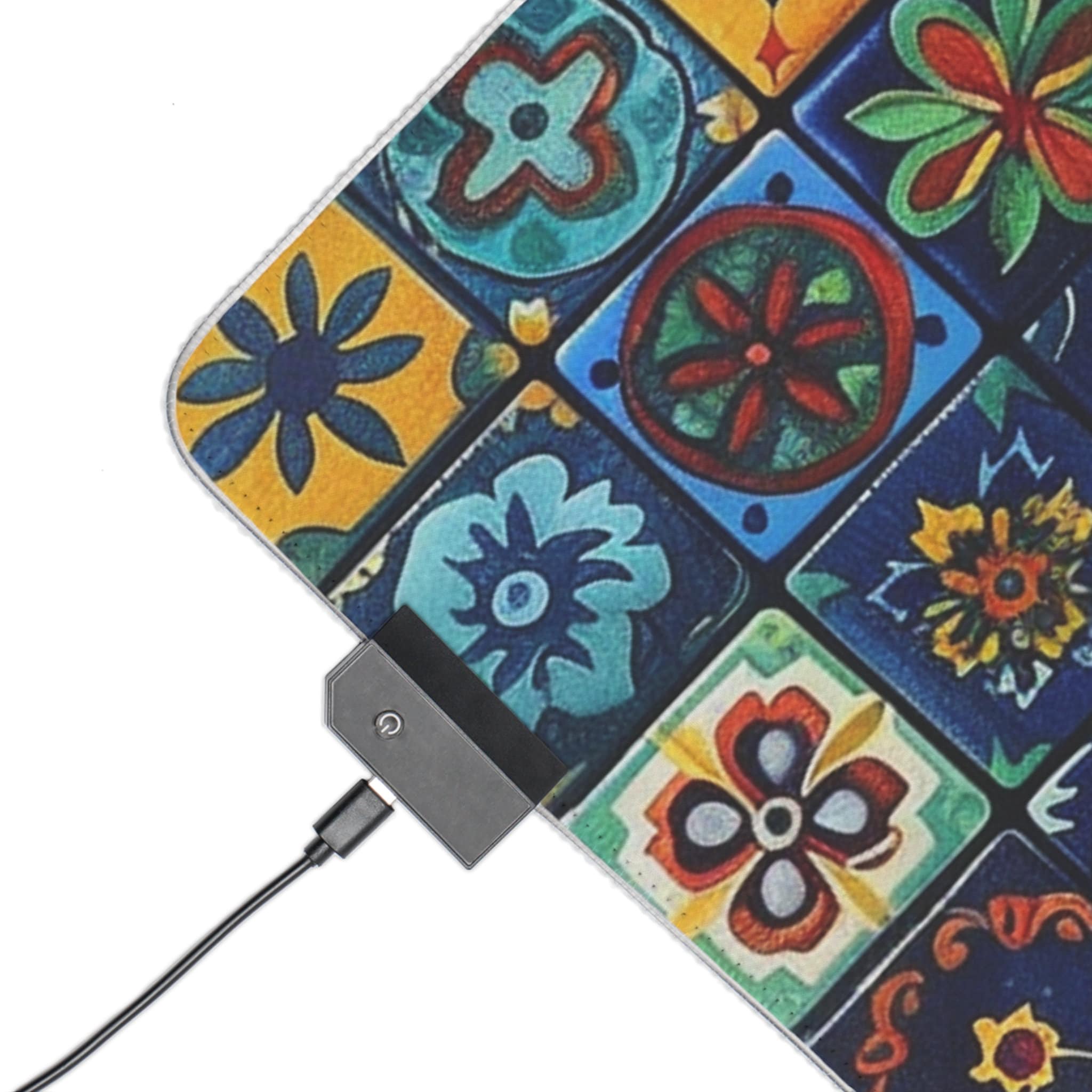 Mexican Talavera Tile LED Gaming Mouse Pad - Etsy