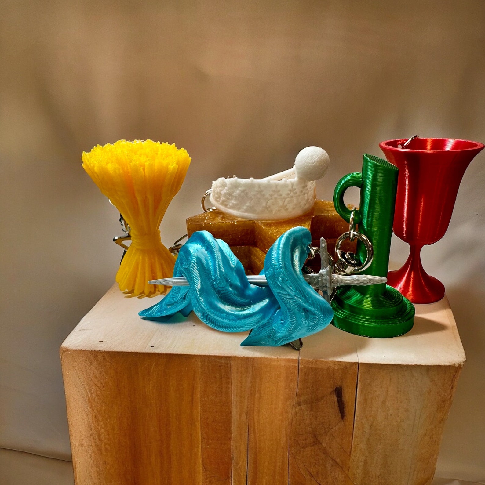 3D Printed Star Point Emblem Keychains • Heroine Emblems • Masonic ...