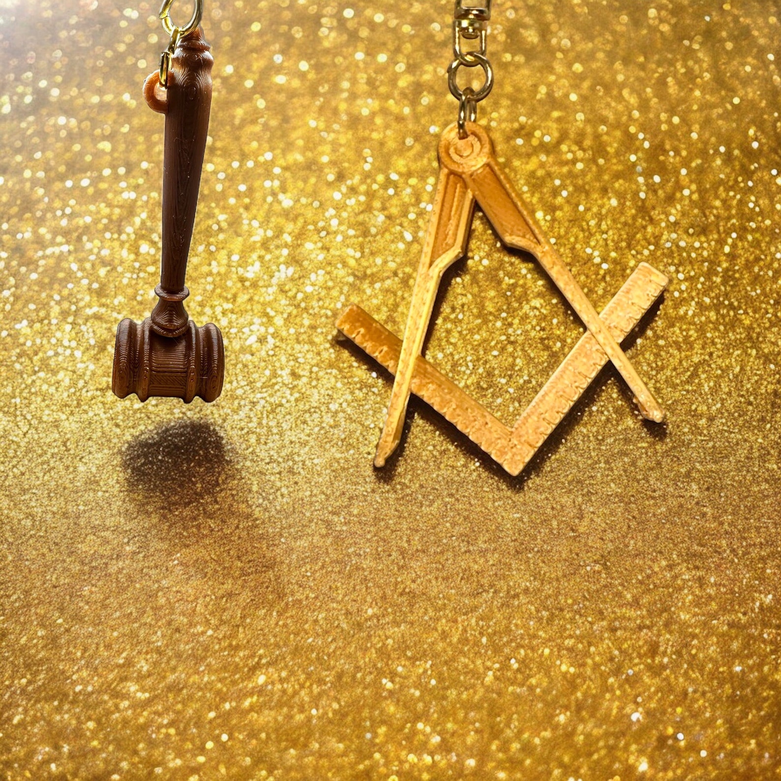 3D Printed Eastern Star Officer Keychain: Masonic OES Gift - Etsy