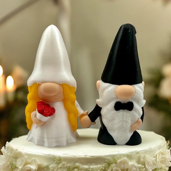 Gnome Cake Toppers - Etsy