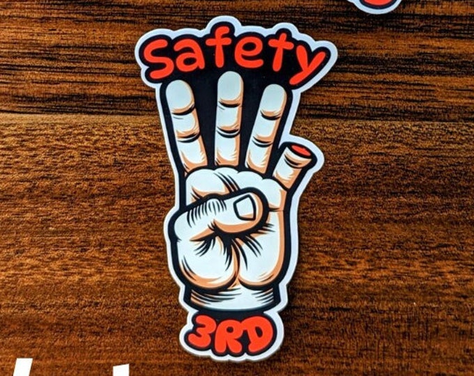 Safety Third, Funny Pipeliner Safety Culture Waterproof Hardhat or ...