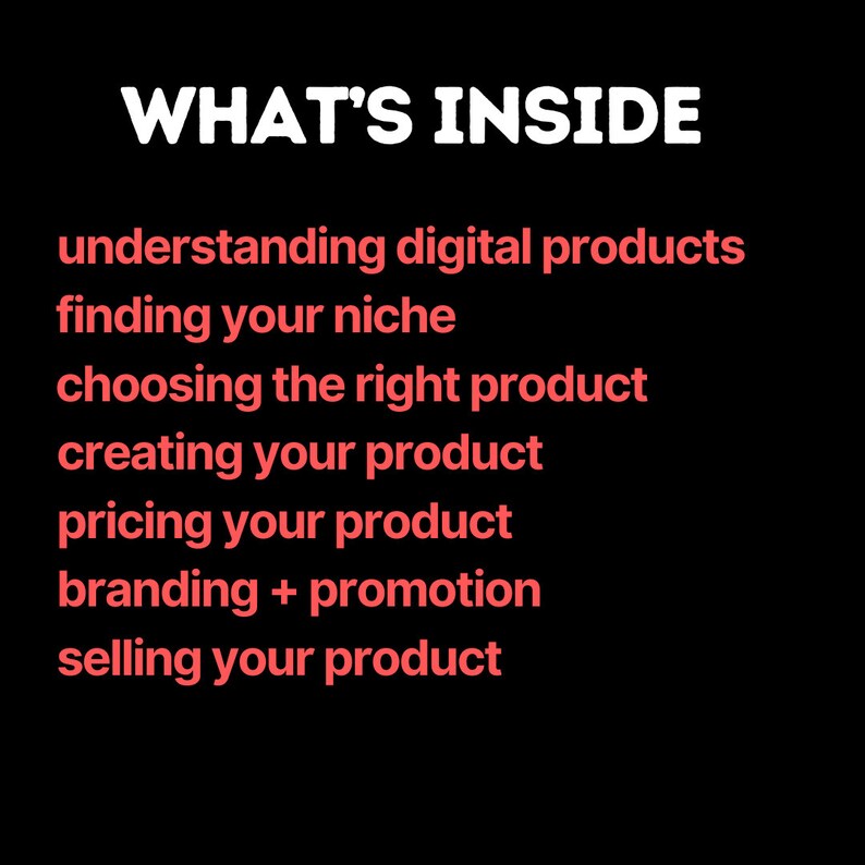 Create Sell Digital Products Guide, Digital Product Mastery, Passive ...