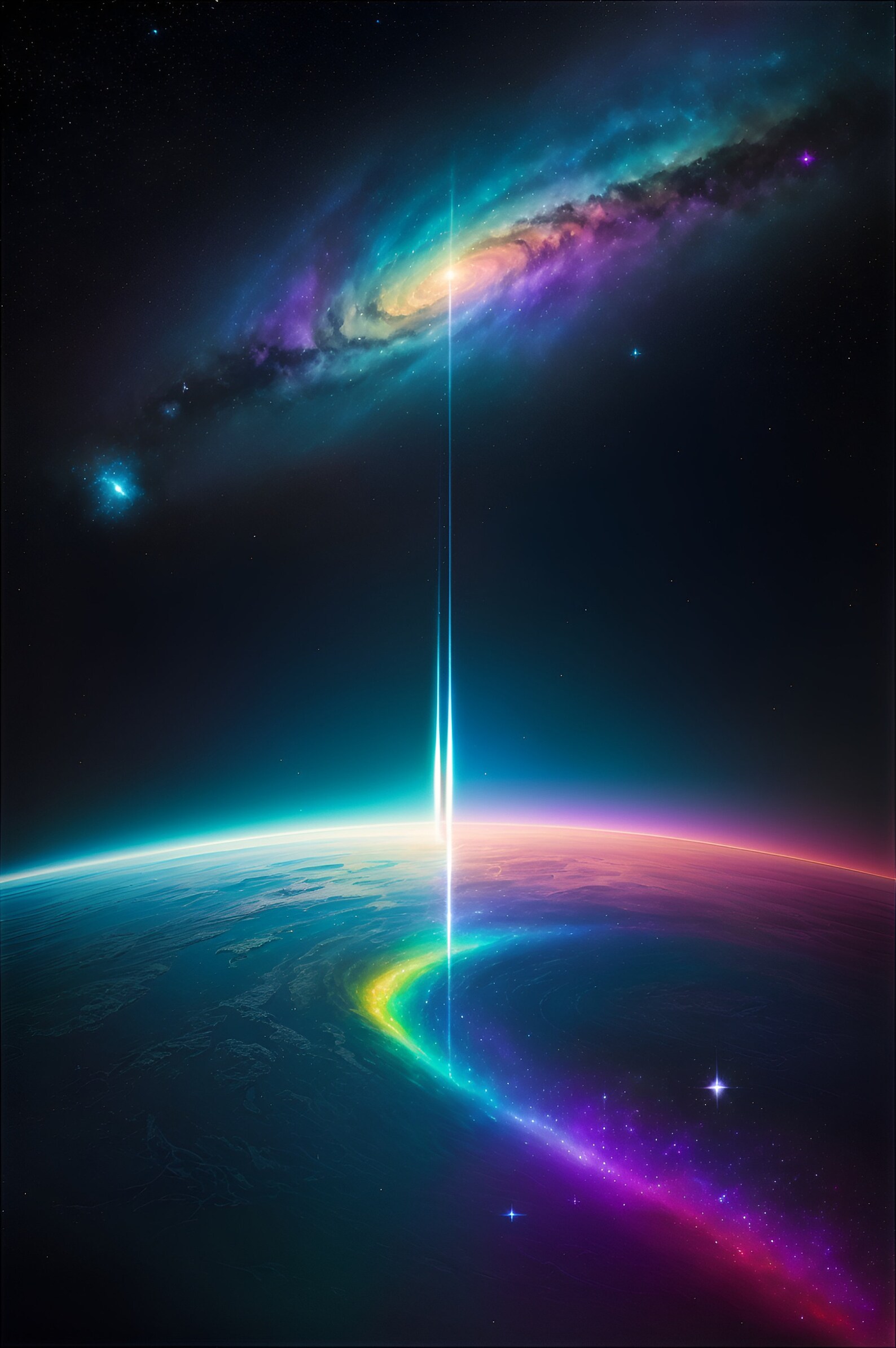 Cosmic Dreamscape: Embrace Unity and Connection - Etsy