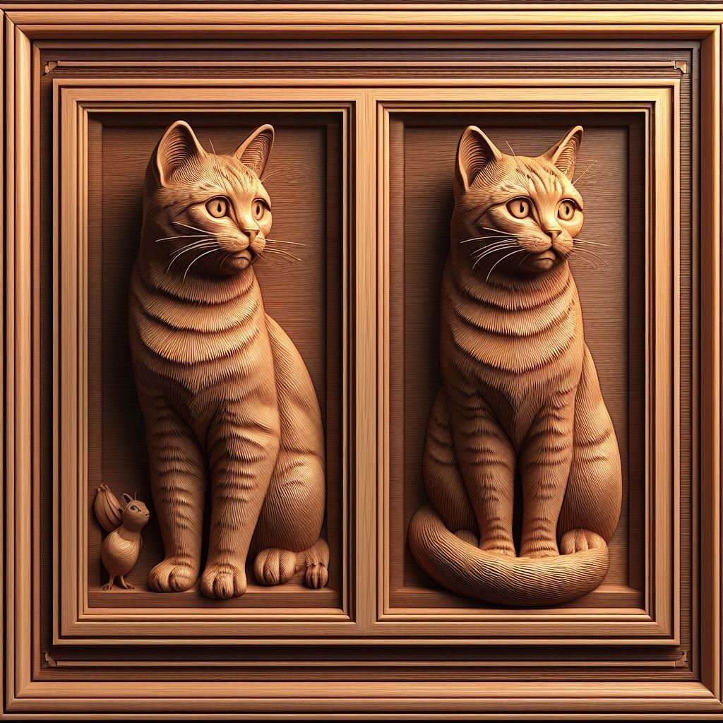 9 Packs Cats PNG Laser Engraving Templates, 3d Illusion, Laserburn Art ...