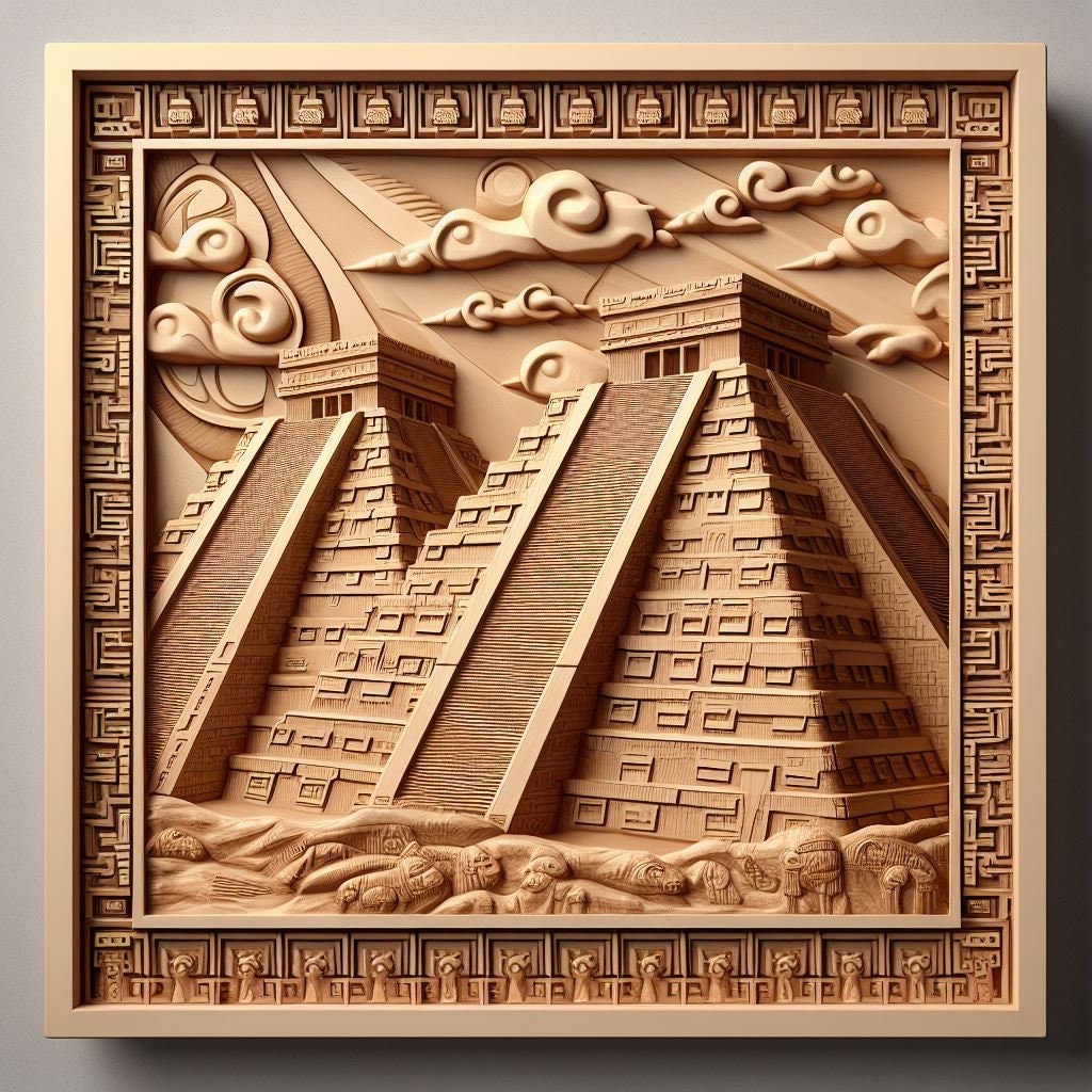 6 Packs Pyramids PNG Laser Engraving Templates, 3d Illusion, Laserburn ...