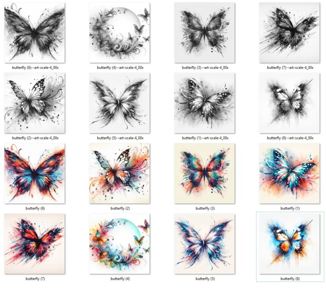 Butterfly Abstract PNG Engraving Templates, 3d Illusion, Laserburn Art ...
