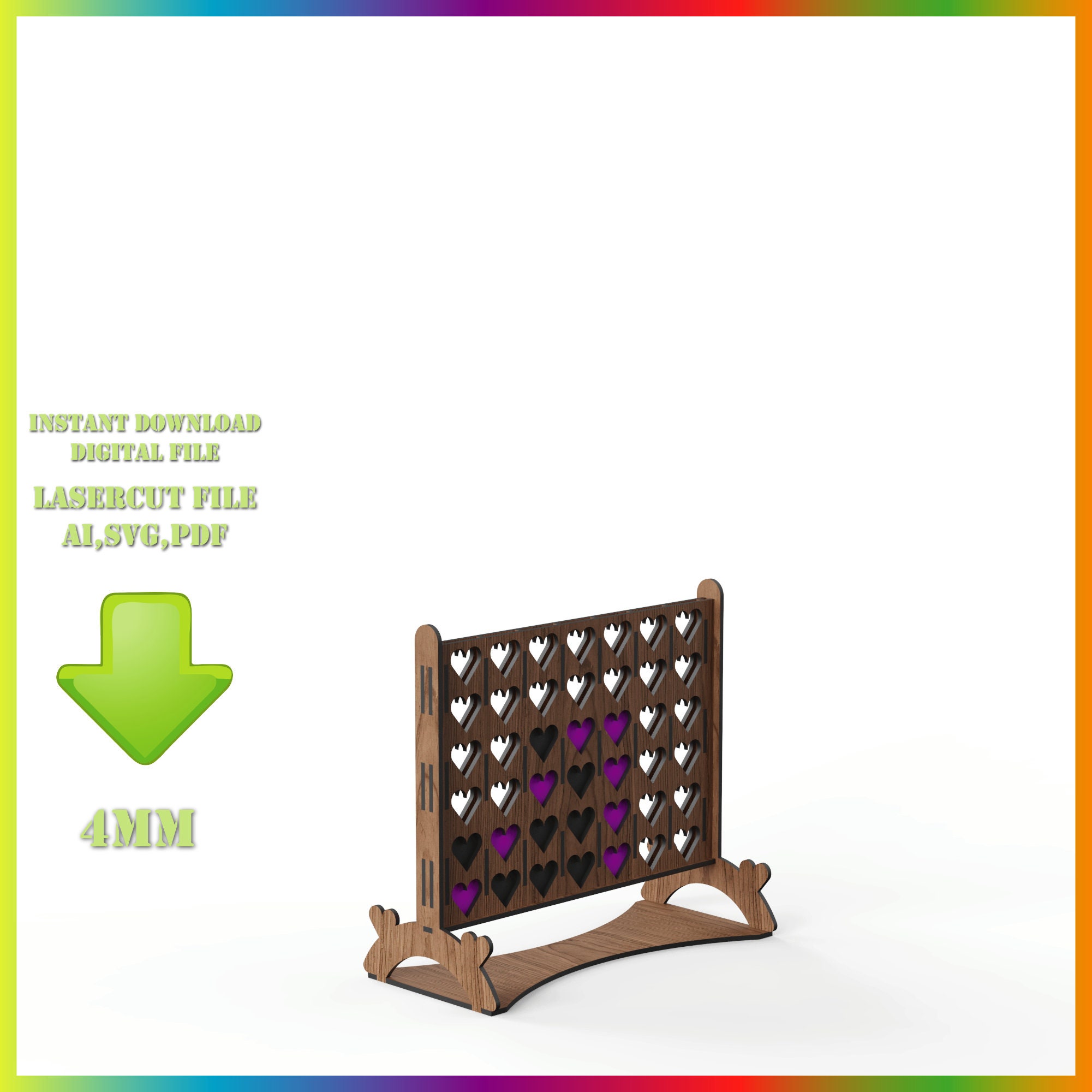 Love Game Svg File Diy Layered Sign Craft Instant Download For Laser Cutting Cnc Routing 5434