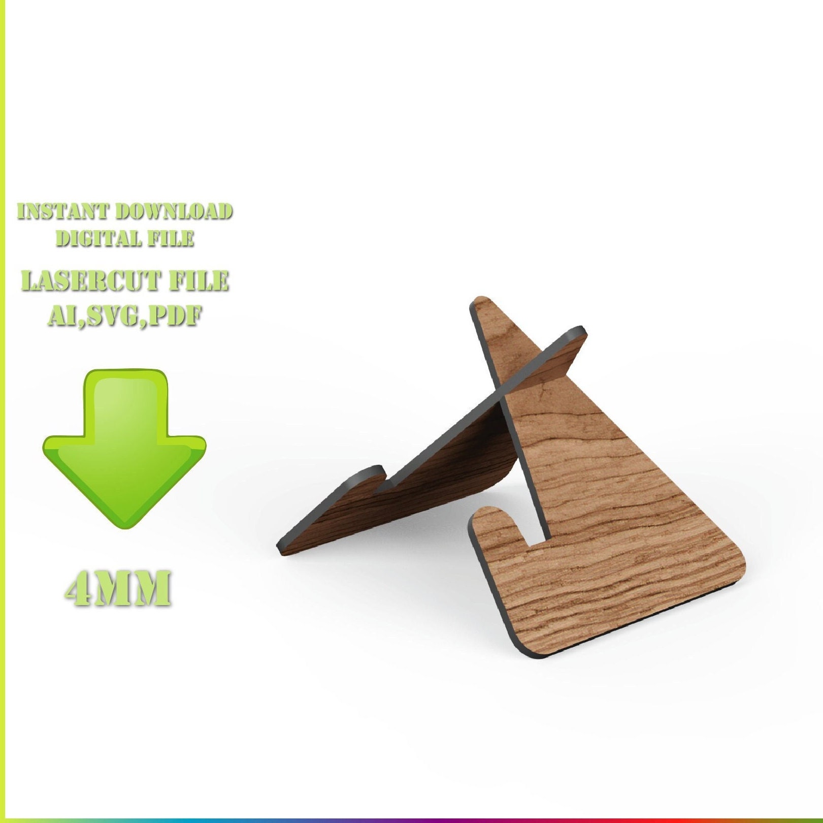 Book Holder SVG, Wooden Book Holder, Book Holder Laser Cut File, Laser ...