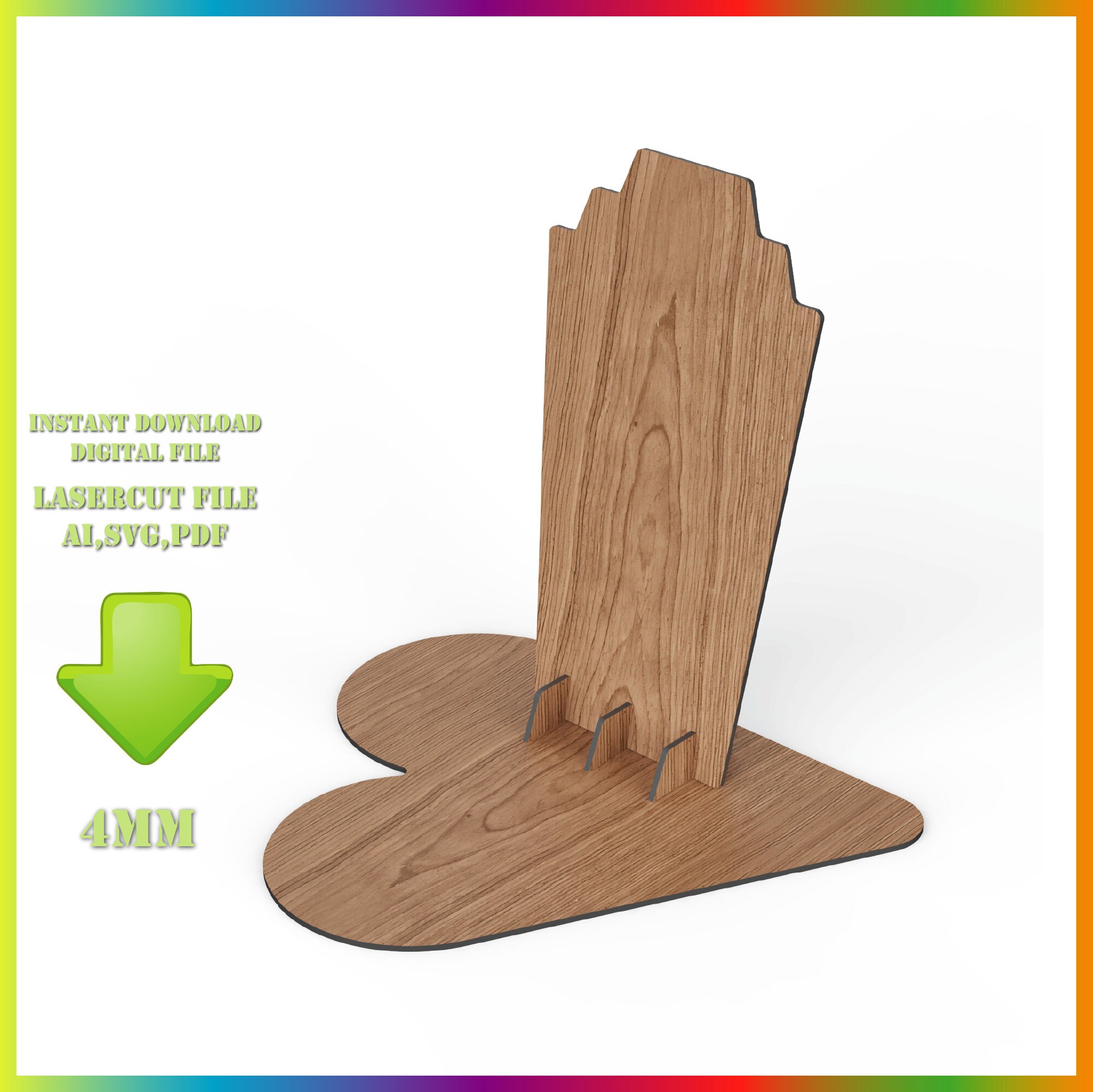 Jewelry Stand SVG, Jewelry Display Laser Cut File, Jewelllery Holder ...