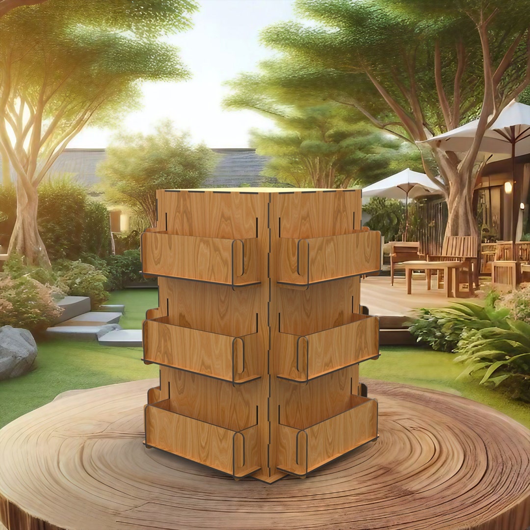 Display Stand, Product Holder Laser Cut Files, Market Stalls SVG, Stand ...