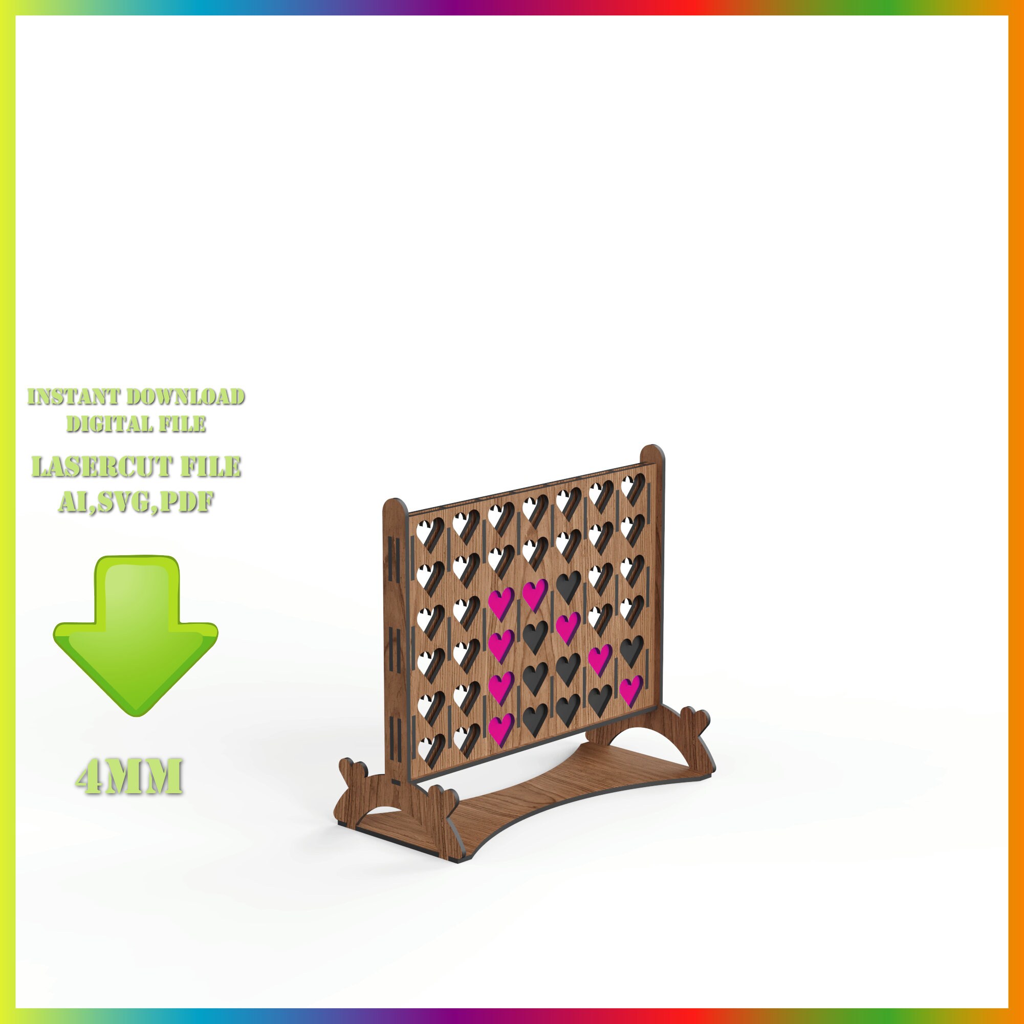 Love Game Svg File Diy Layered Sign Craft Instant Download For Laser Cutting Cnc Routing 2704
