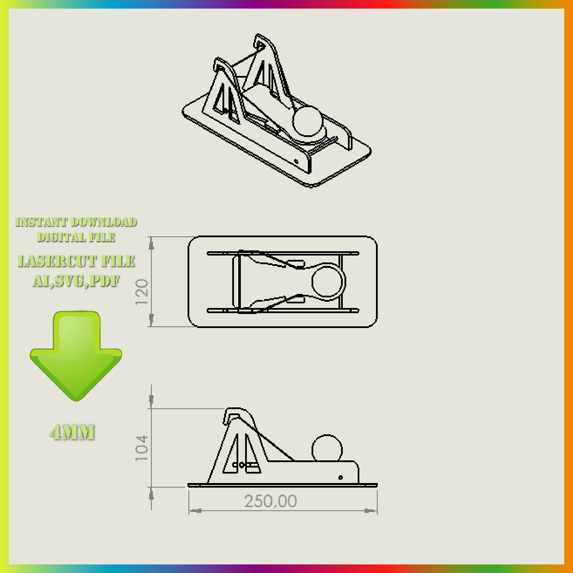 Rubber Band Catapult Game SVG, Svg for Laser Cut , Glowforge Svg, Ready ...