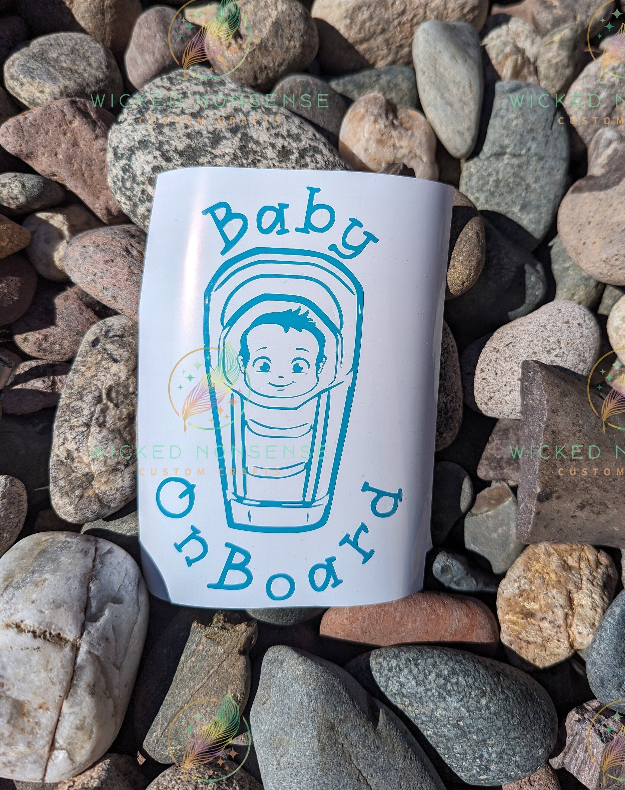 Native Baby on Board, Cradleboard Decal - Etsy