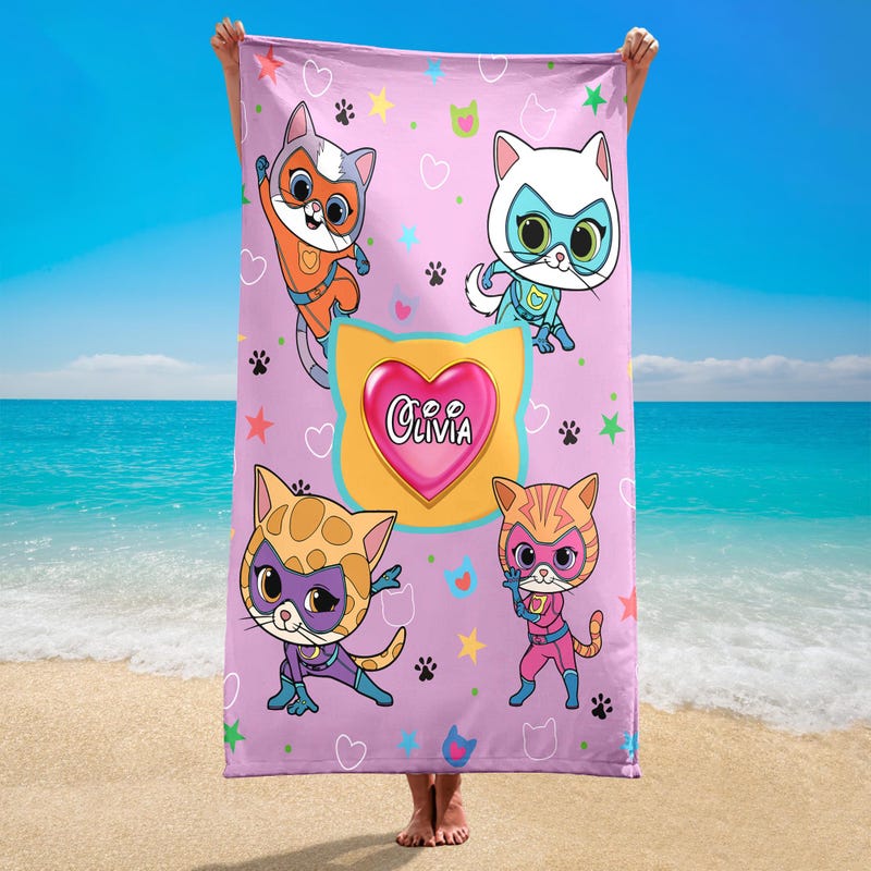 Custom Super Hero Towel - Etsy