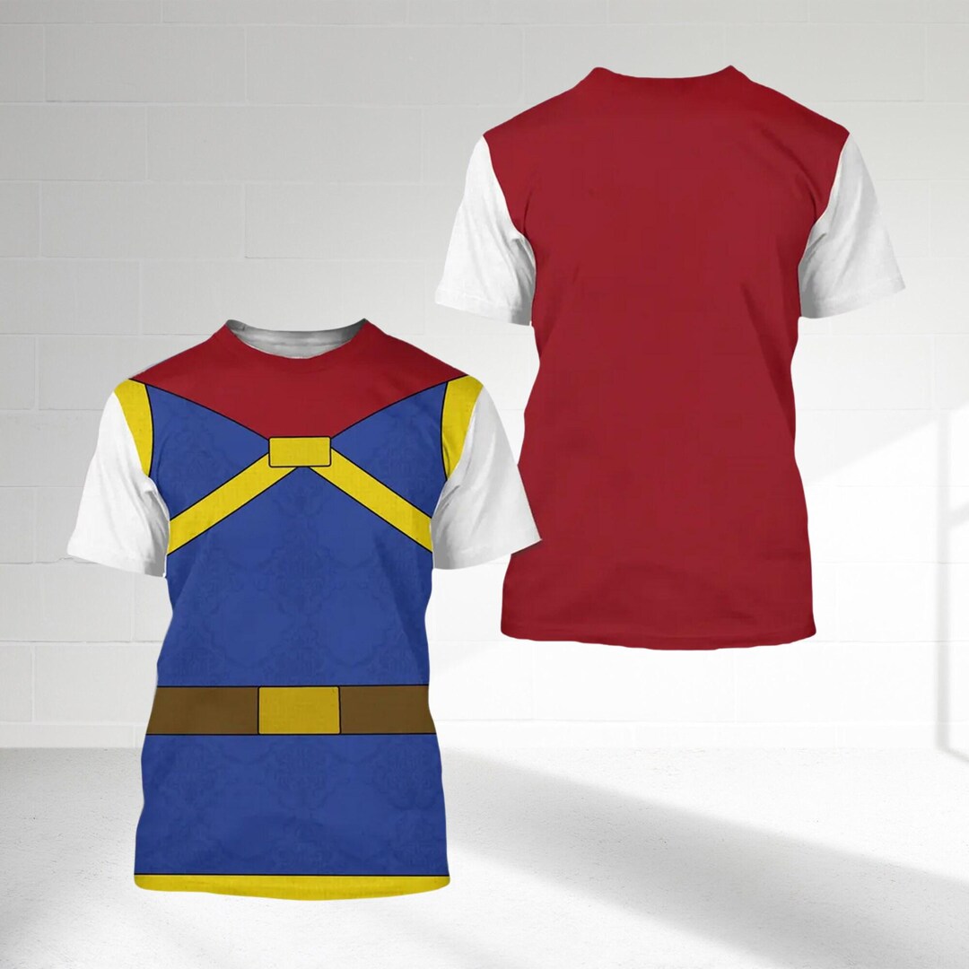 The Snow White Prince Costume T-shirt, Prince Florian Cosplay Costume ...