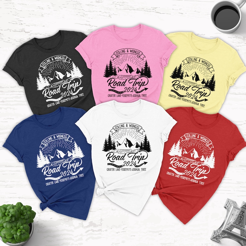 Personalized Road Trip Shirts, Custom Road Trip Family Matching T ...