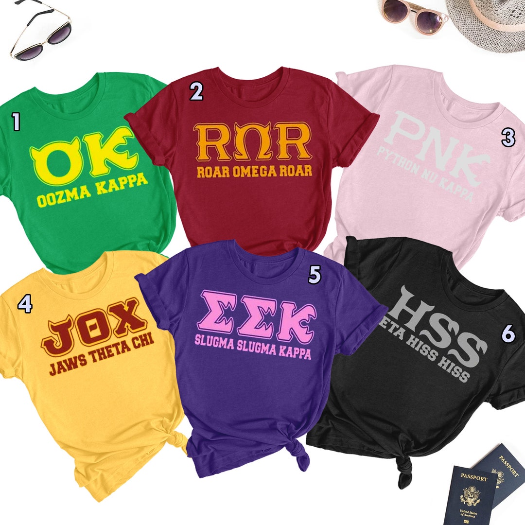 Monsters Matching T-shirt, Fraternity Sorority Shirts, Family Trip ...