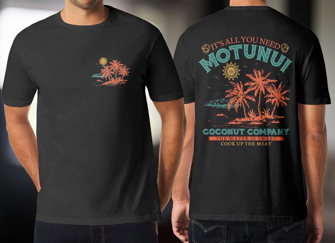 Motunui Coconut Co Shirt, Moana Princess 2 Side Shirt, Motunui Maui ...
