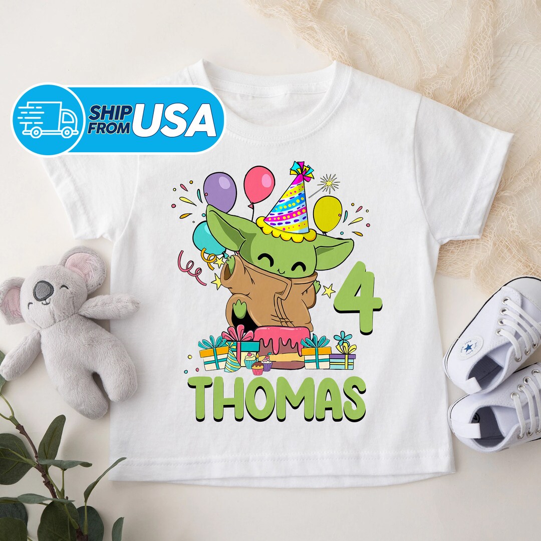 Personalized Baby Birthday Family Shirt, Character Birthday Matching ...