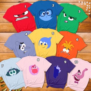 Inside Out Emotions Shirt, It's Okay to Feel All the Feels Shirt, Core ...