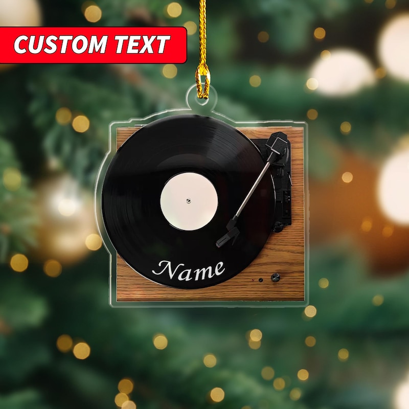 Vinyl Record Christmas Ornament - Etsy