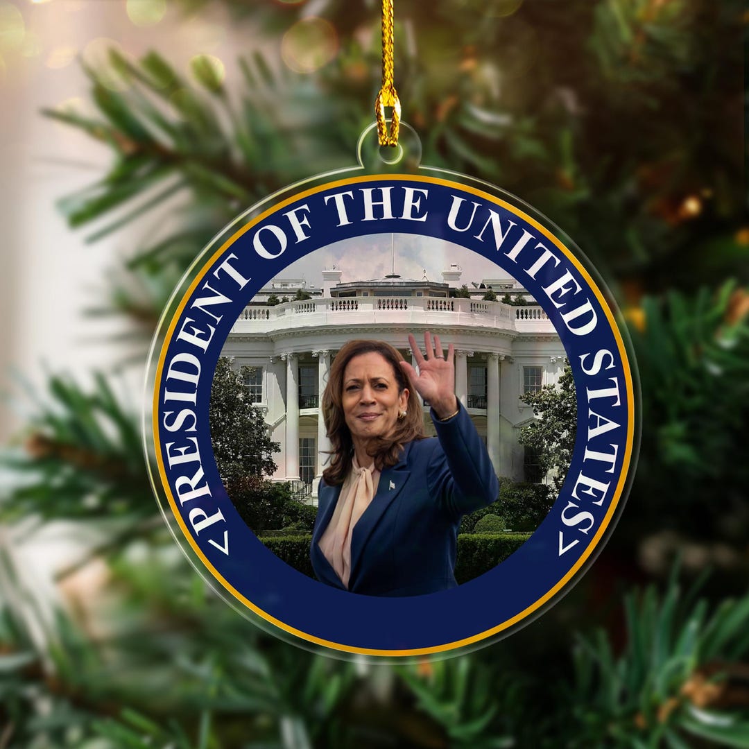 Kamala Harris President Inauguration Day 2025 Ornament, 1st President ...
