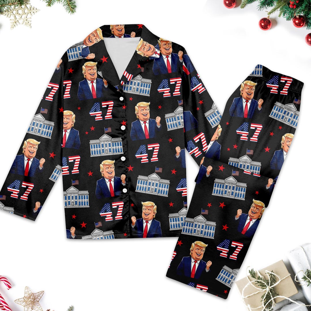 Donald Trump Unisex Pajama, Patriotic Pajamas, Dancing Trump Pajamas ...