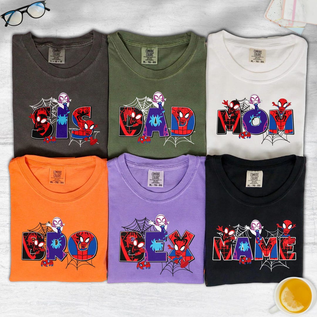 Personalized Spidey and His Amazing Friends T-shirt, Custom Name ...