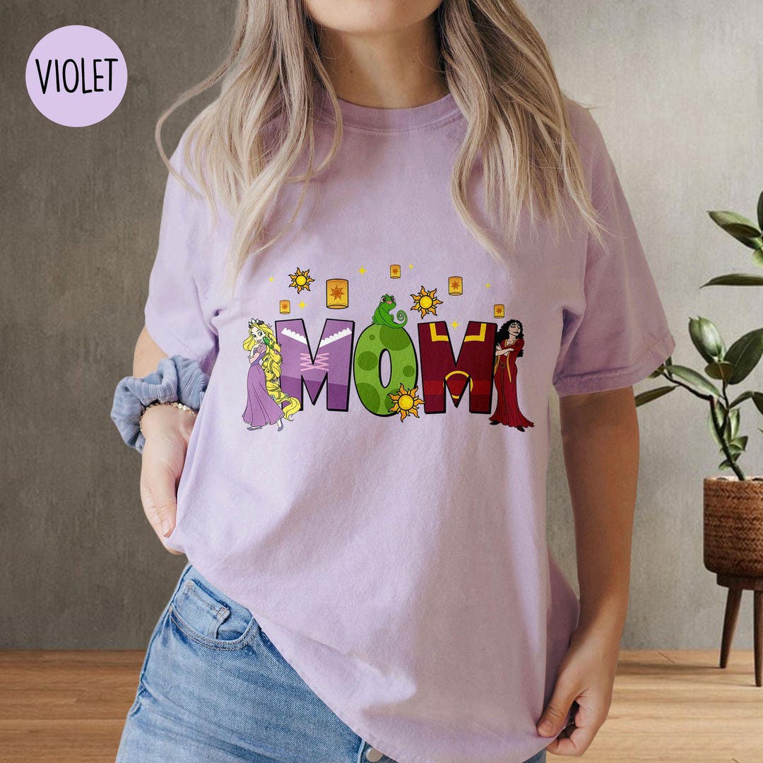 Personalized Tangled Princess and Witch Mama Shirt, Custom Name Tangled ...