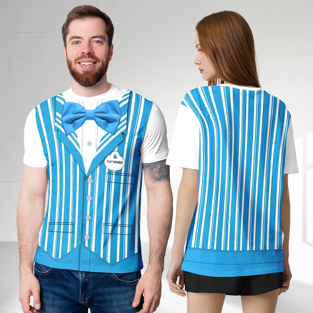 Dapper Dans Character 3D Costume Cosplay Shirt, Cast Member Halloween ...