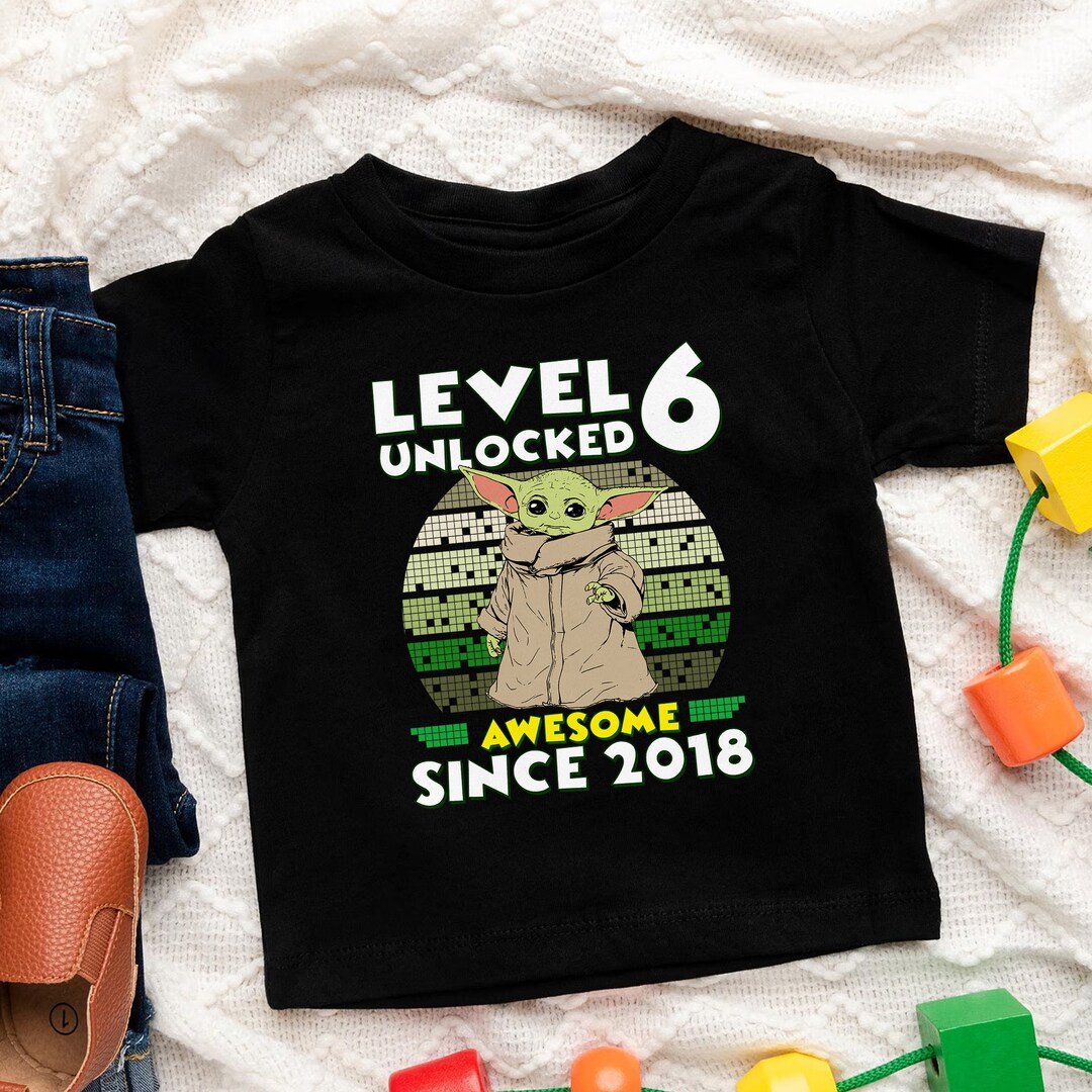 Personalized Alien Birthday Shirt, Level Unlocked Shirt, Space Movie ...