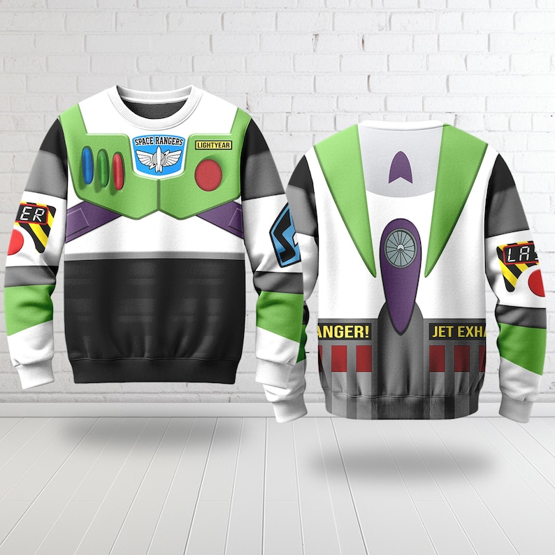 Personalized Buzz Lightyear Halloween Costumes Shirt, Toy Story Cosplay ...
