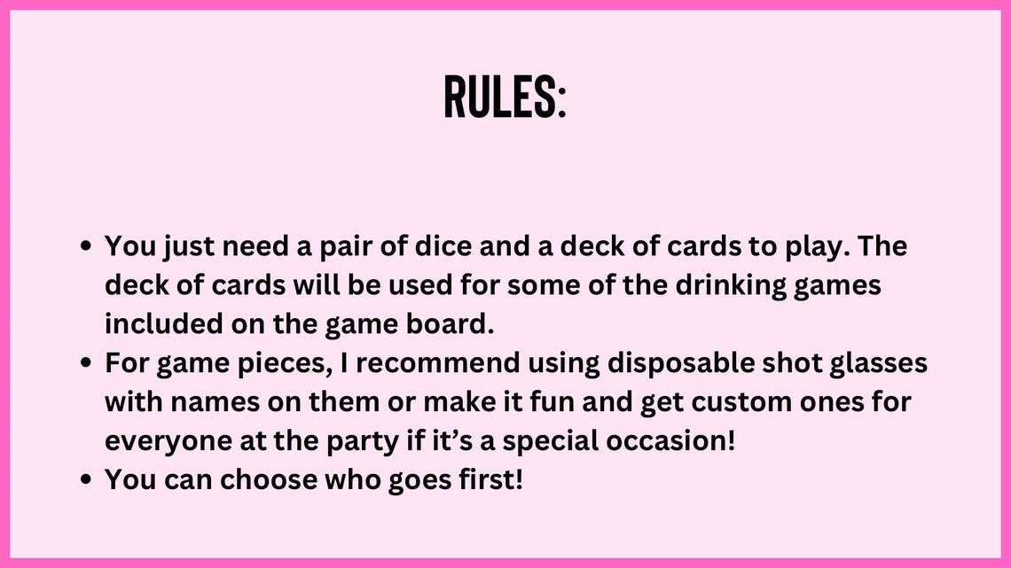 Booze Board: the Drinking Board Game for Everyone - Etsy