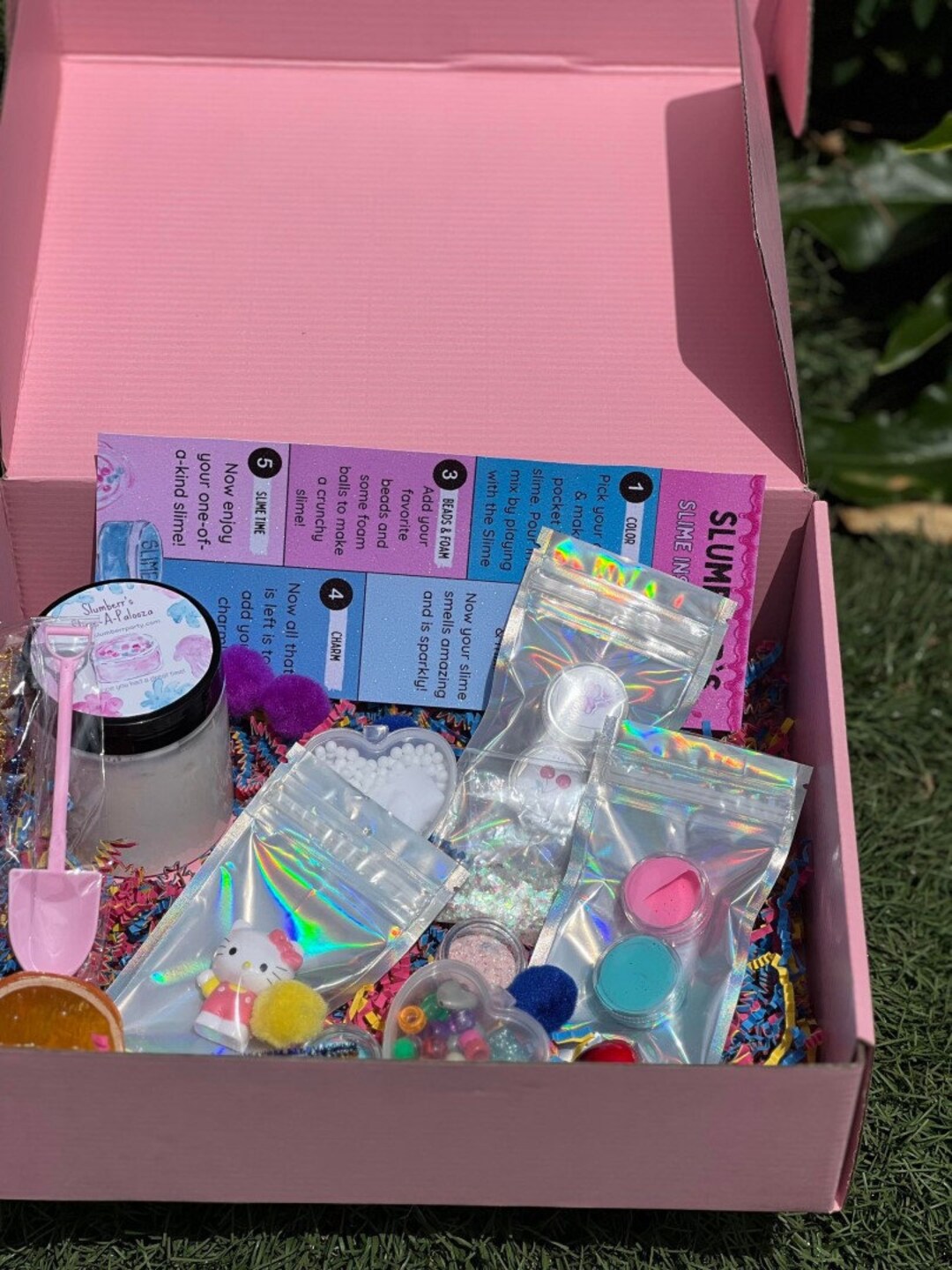 DIY Slime Party Box - Etsy
