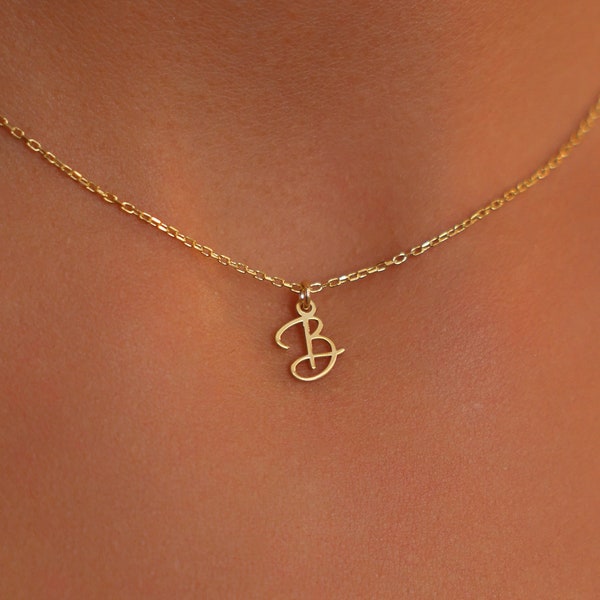 Cursive Necklace - Etsy