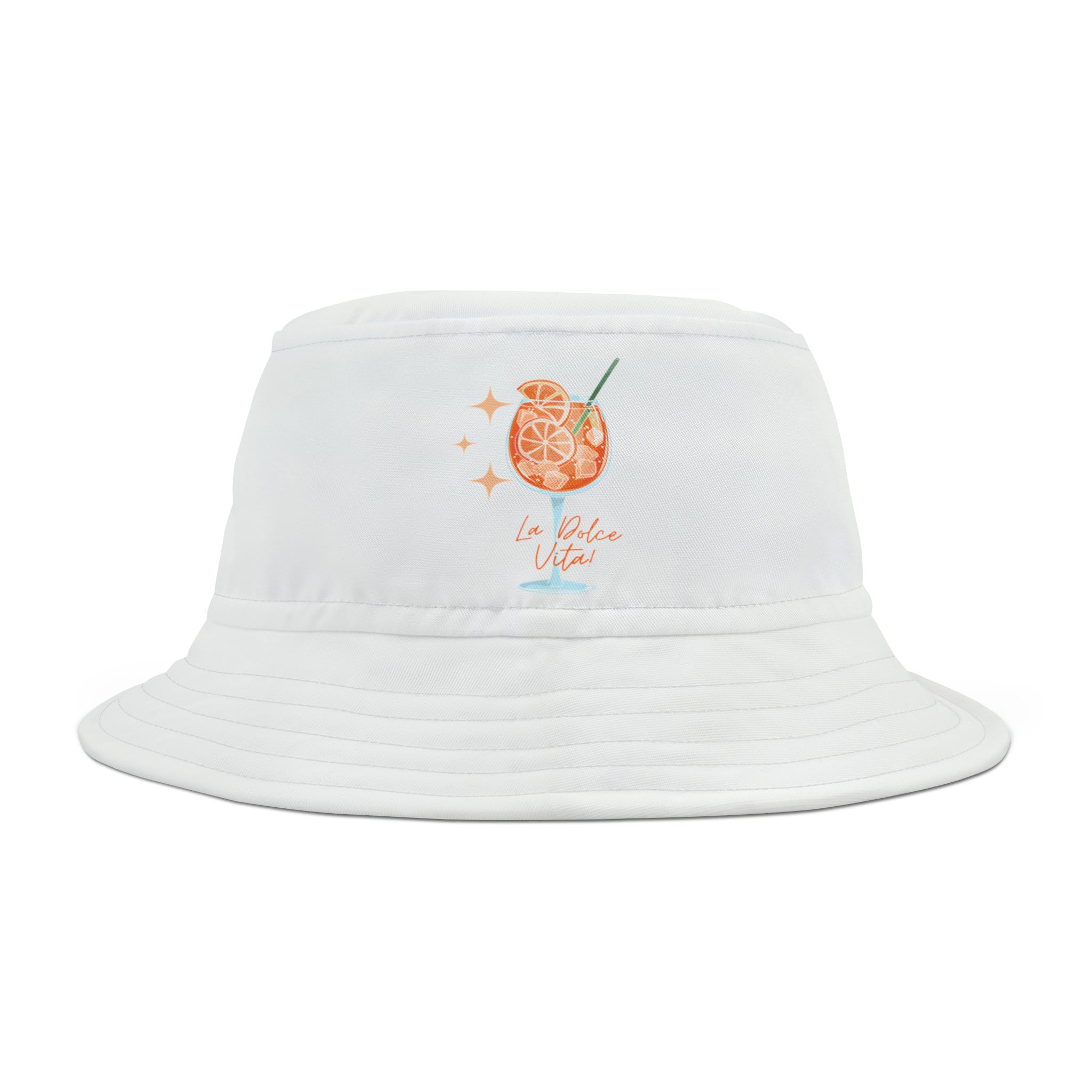 La Dolce Vita Aperol Spritz Bucket Hat Summer Beach Hat Cocktail Sun ...