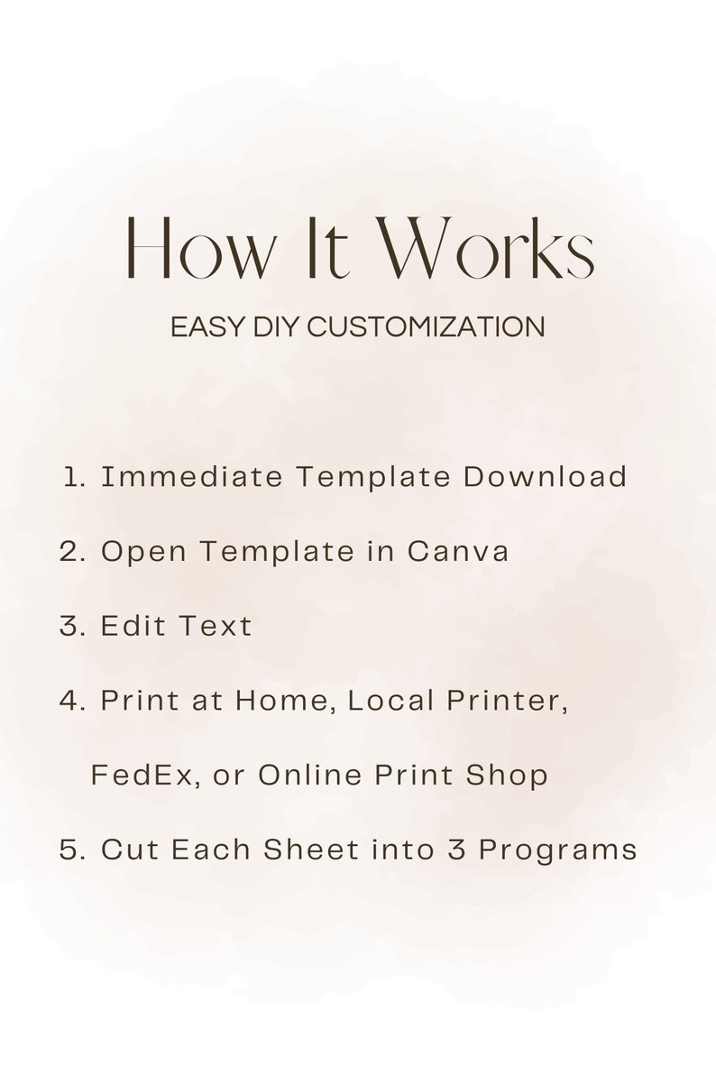 Greek Orthodox Baptism Program Template | Simple, Minimalist Elegant ...
