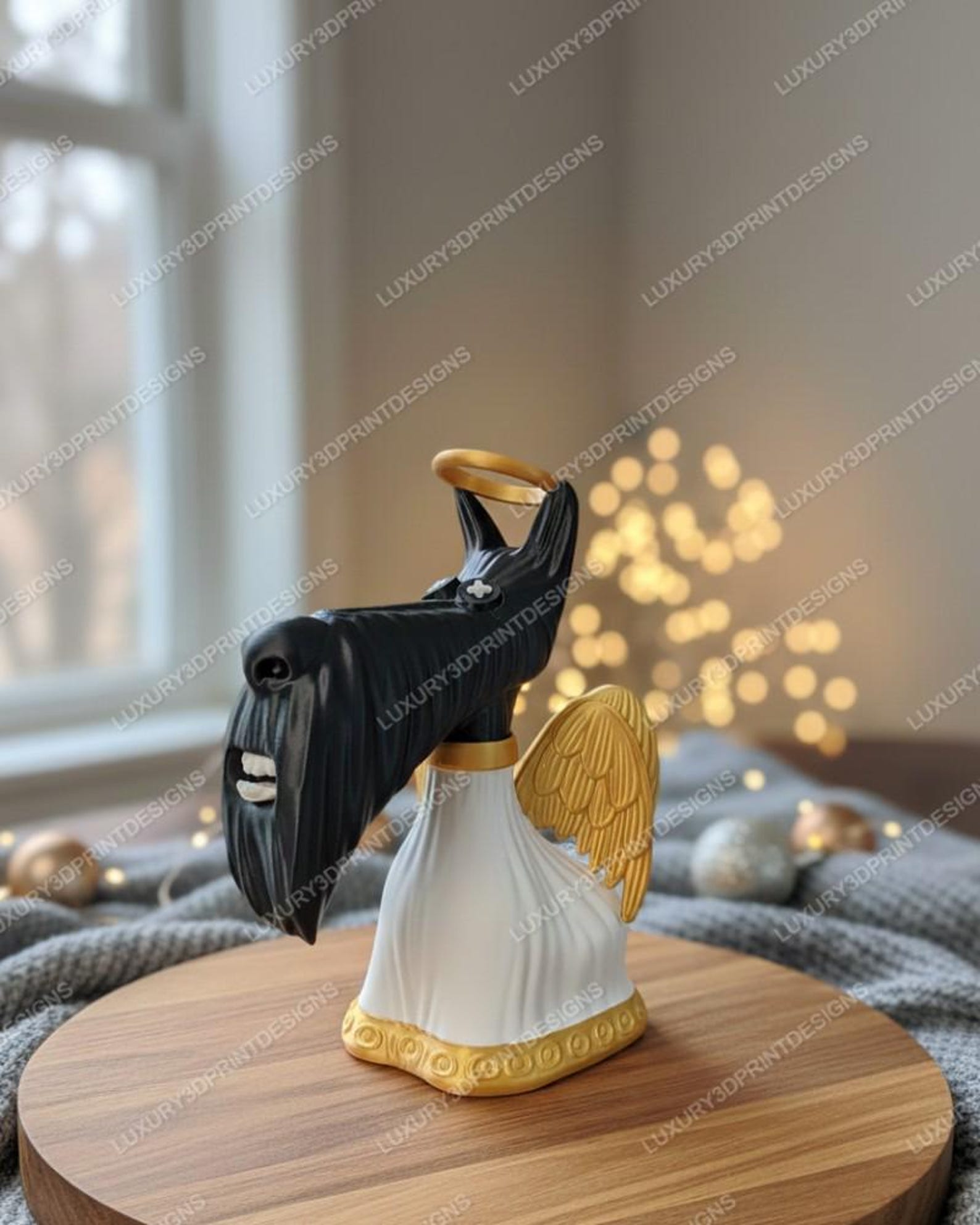 Coraline-inspired Angus Dog Figure • 3D Printed Scottie Dog Decor ...