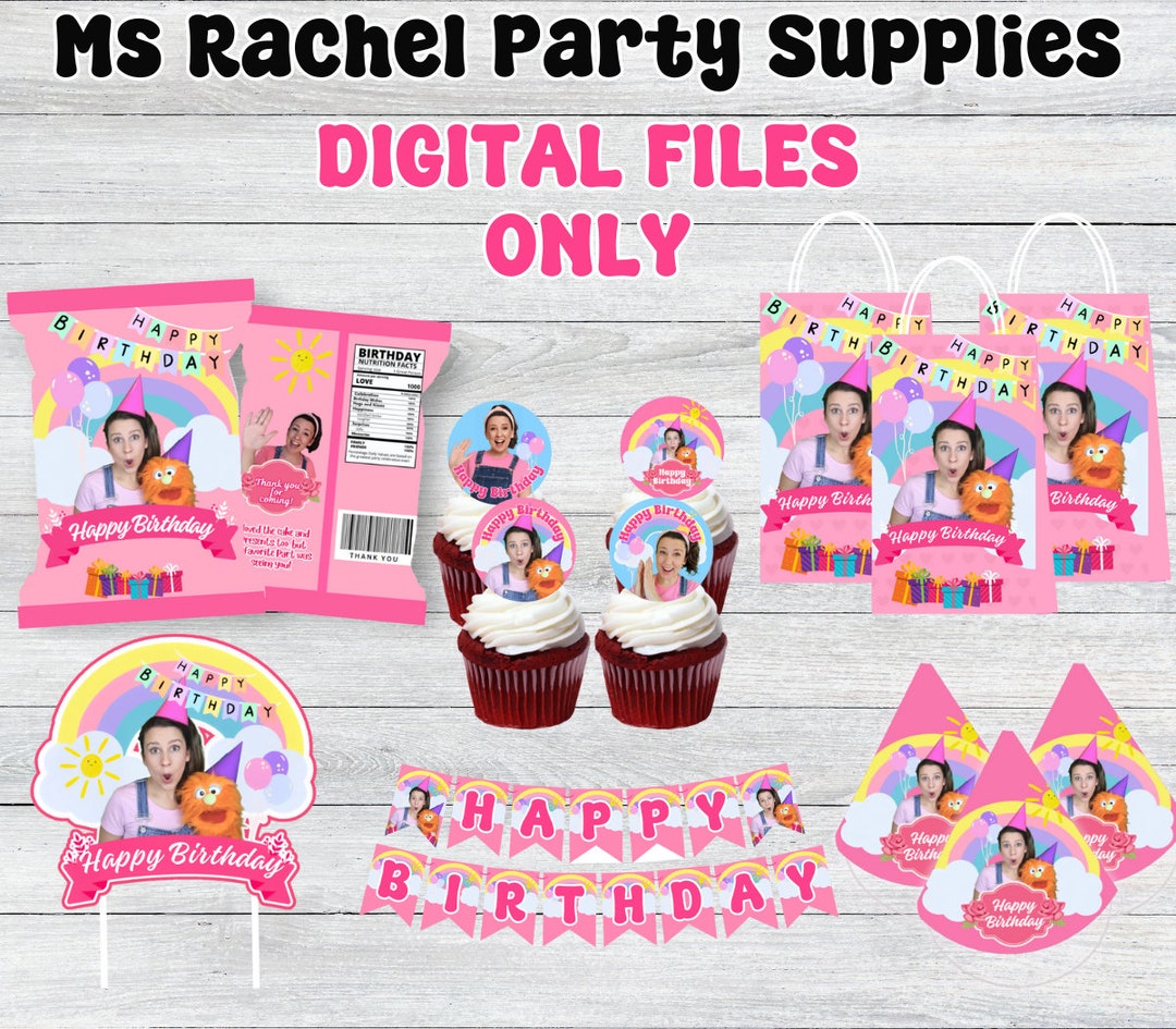 Ms Rachel Party Supplies for Ms Rachel Birthday Party Decoration for Ms ...