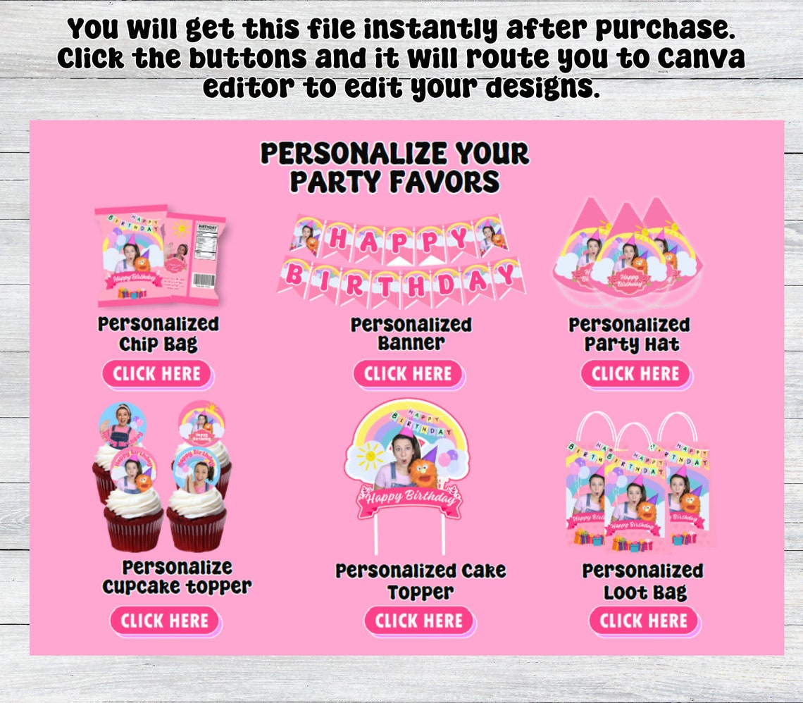 Ms Rachel Party Supplies for Ms Rachel Birthday Party Decoration for Ms ...