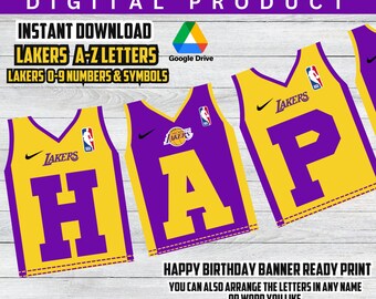 Lakers Party - Etsy
